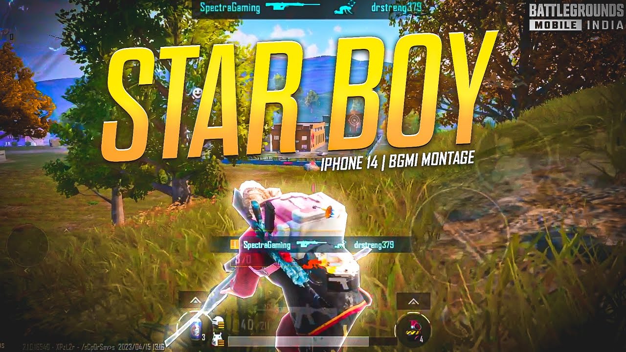 START BOY - BGMI MONTAGE | HDR 60fps | iPHONE 14 | @t2hspectra - YouTube