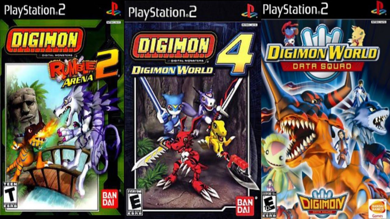 Digimon Games For Playstation 2 - YouTube
