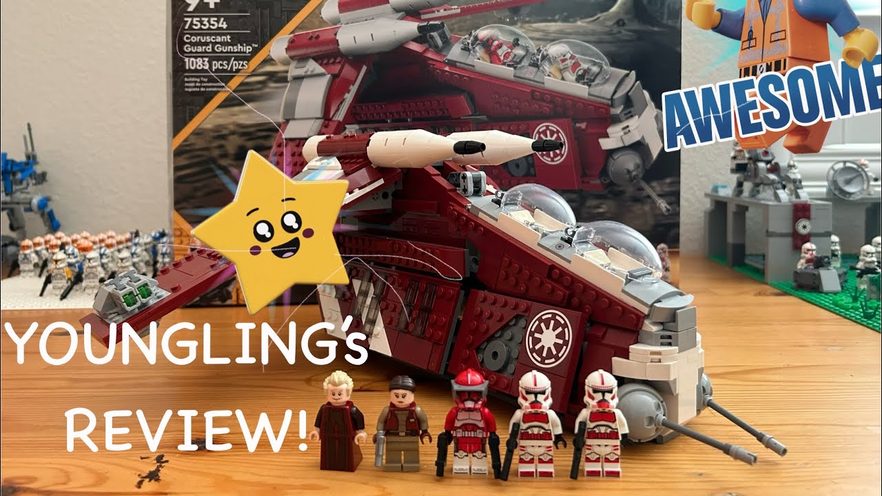 LEGO Star Wars Review! Set # 75354 A youngling fan of Coruscant Guards ...