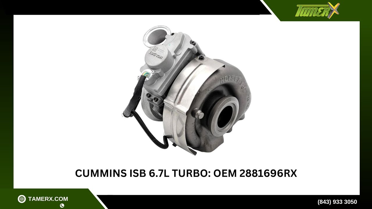 Cummins ISB 6.7L Turbo : OEM 2881696RX - YouTube
