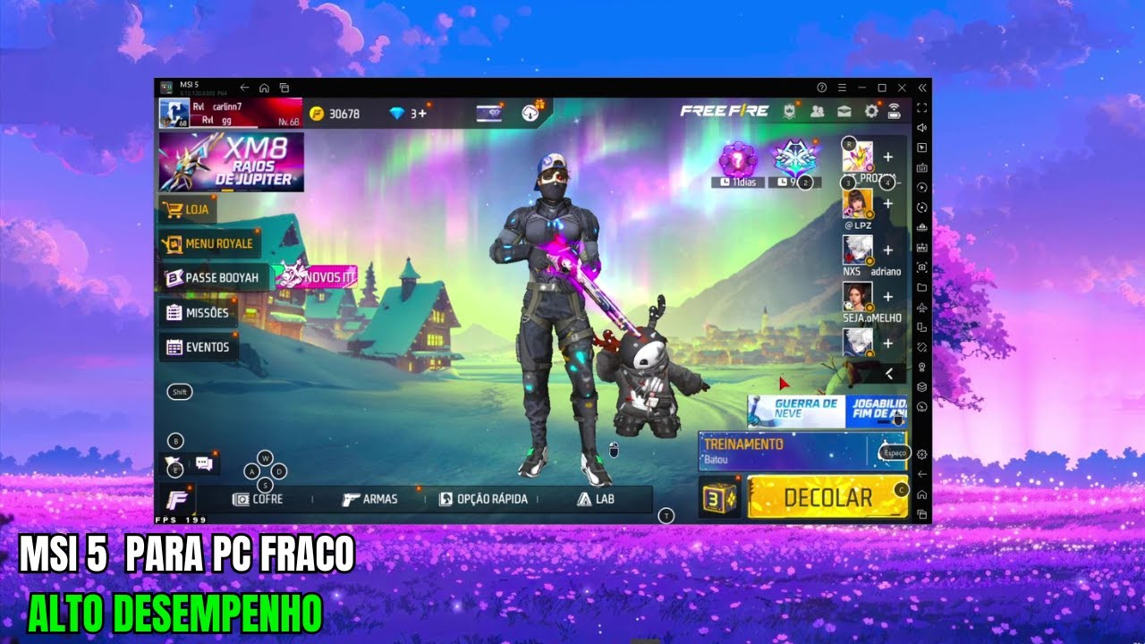 MSI 5 PARA PC FRACO 🖱️💻 FPS 240+ MUITO LEVE - ALTO DESEMPENHO NÃO ...