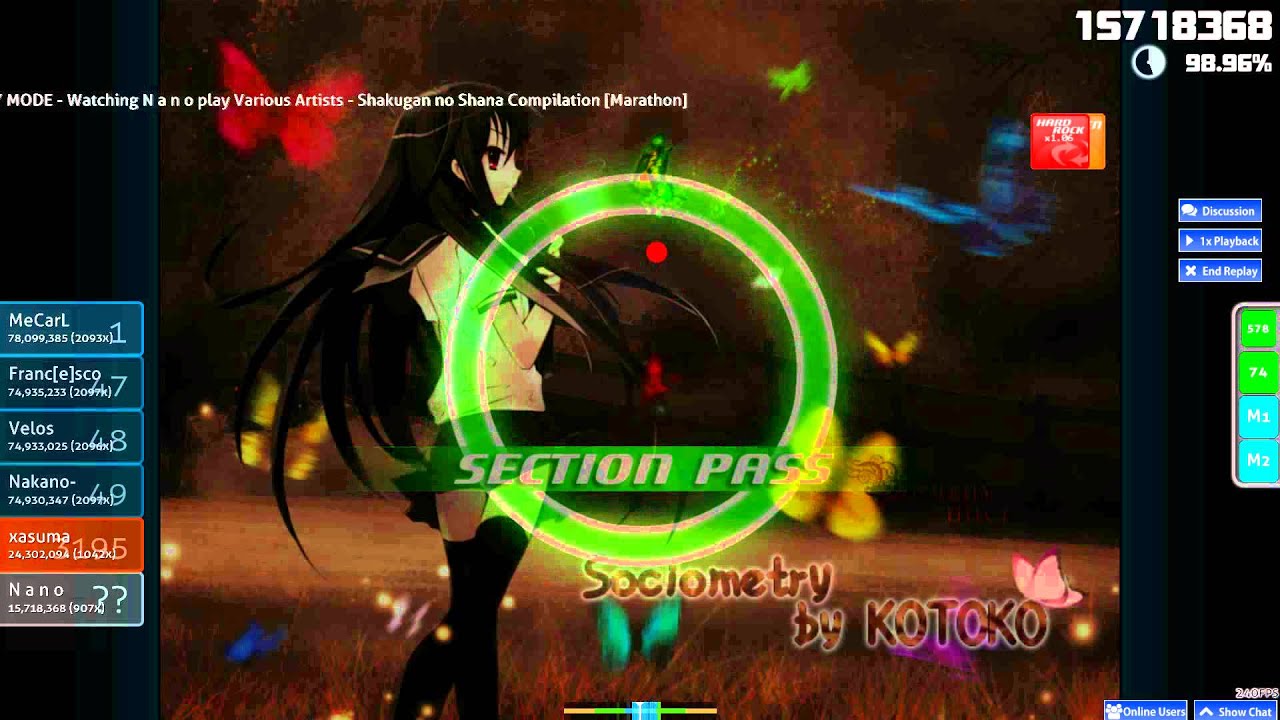 Osu! - Various Artists - Shakugan no Shana Compilation [Marathon][HDHR ...