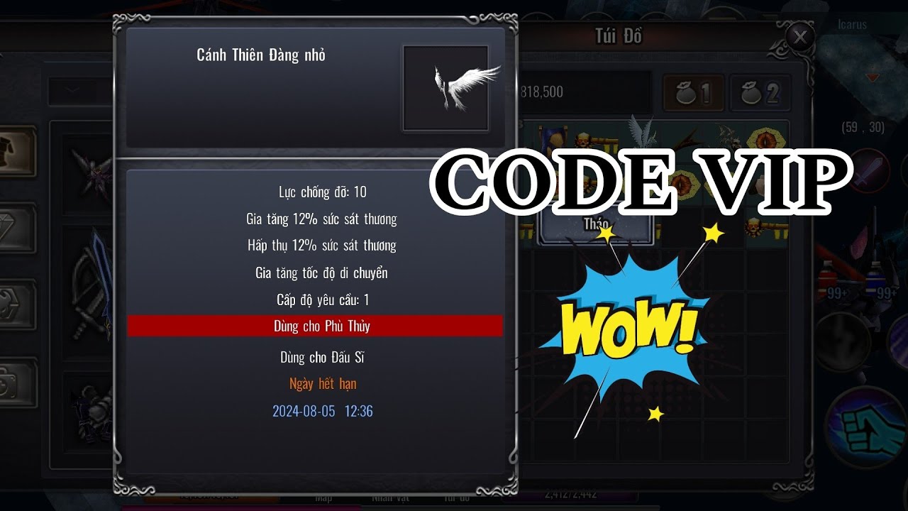 CODE VIP | MU Huyền thoại Tarkan - YouTube