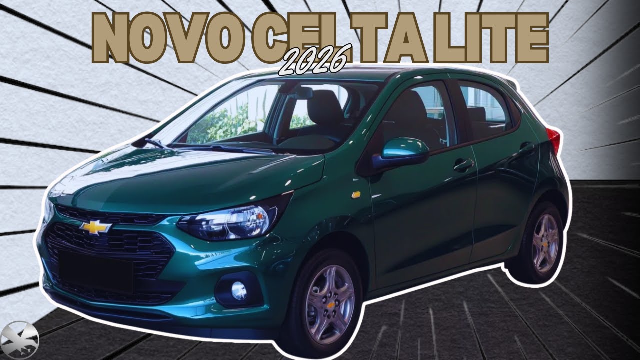 Novo Celta Lite 2026: O Ícone com Estilo Moderno - YouTube