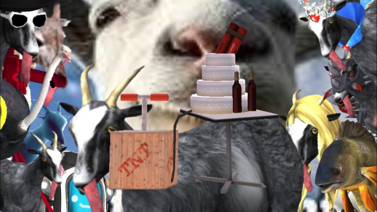 Exploding Cake! | Goat Simulator: Pocket Edition. - YouTube