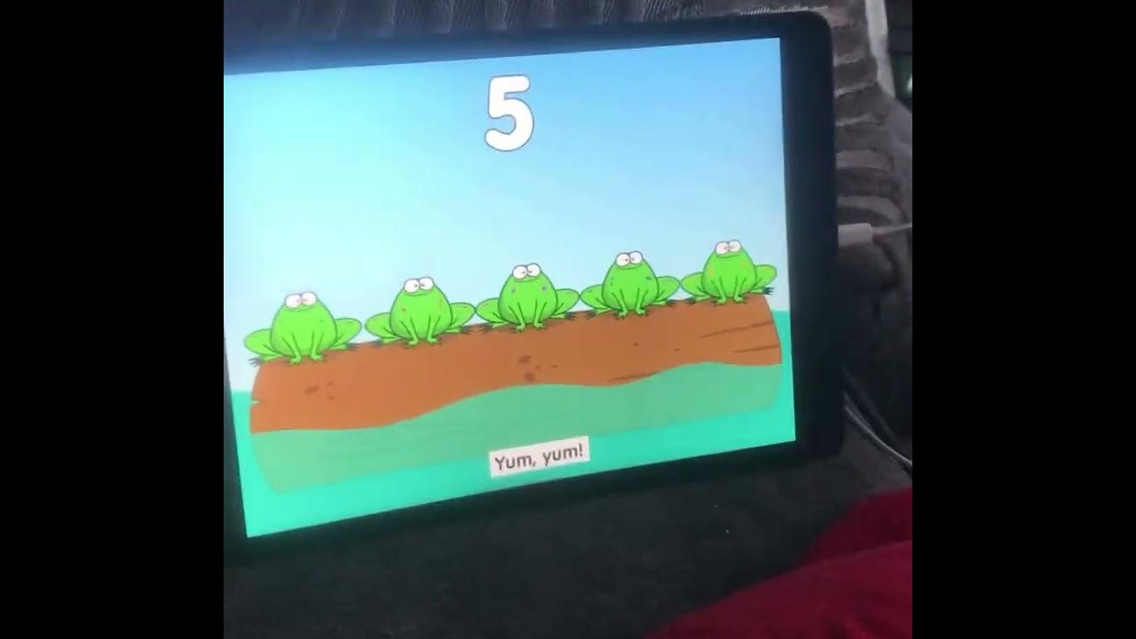 Five Green Frogs Counting Songs - YouTube
