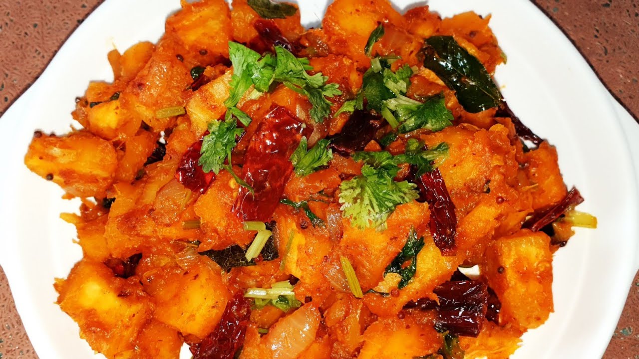 Tapioca Masala Fry/Maravalli Kizhangu Paratal - YouTube