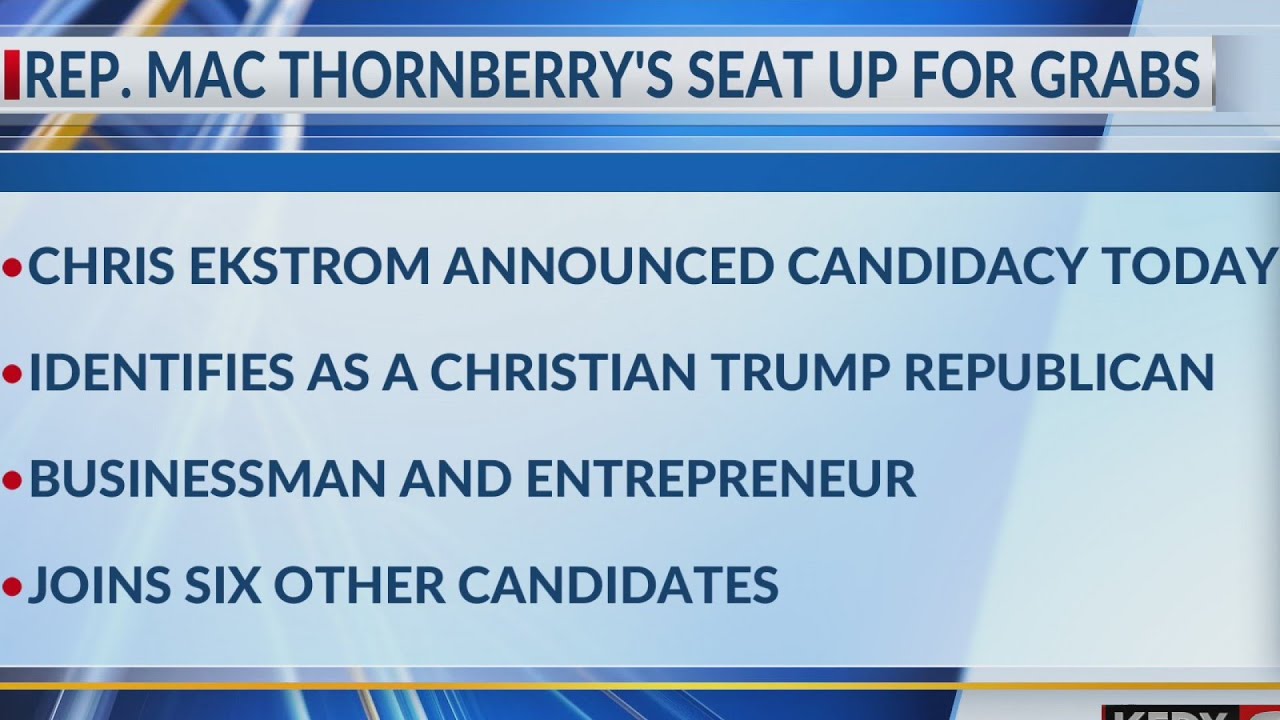 Chris Ekstrom enters race for Texas’ Congressional District 13 seat ...