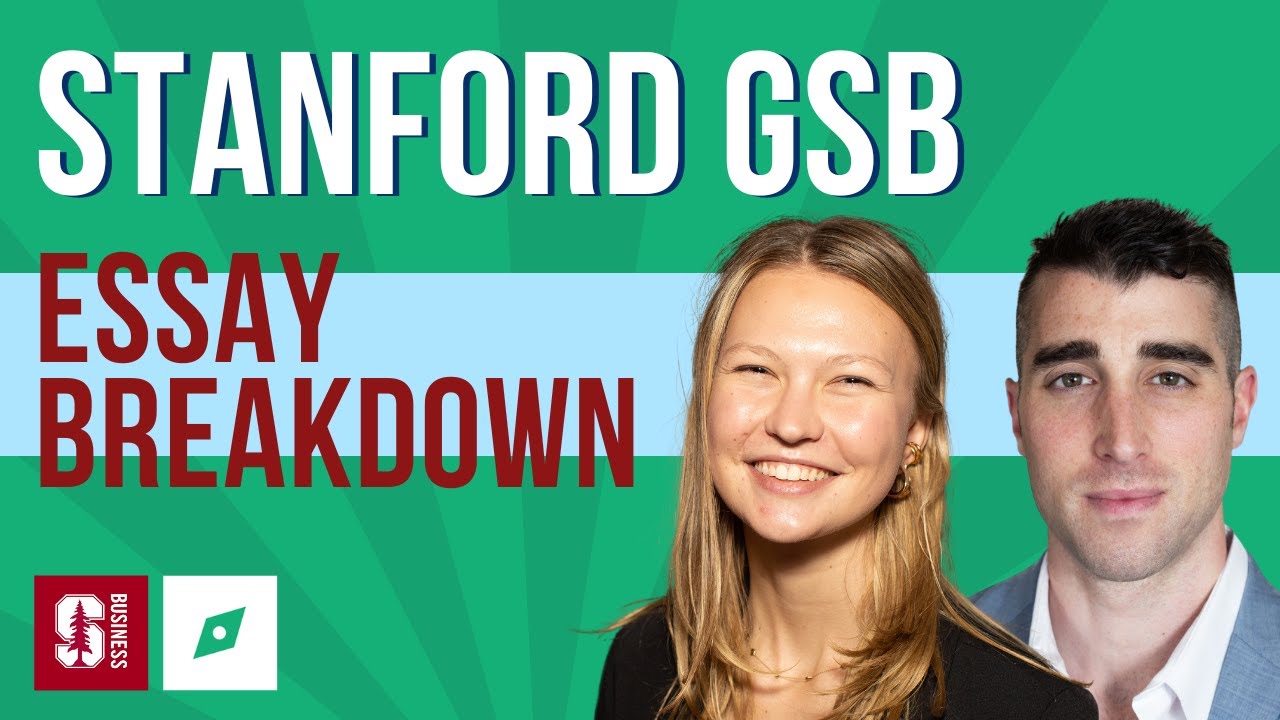 Stanford MBA Essay Example: Breakdown & Analysis - YouTube