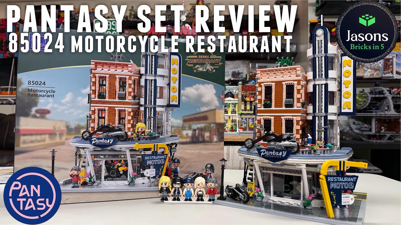 Pantasy | Motorcycle Restaurant | Set 85024 | A Modular Build at a ...