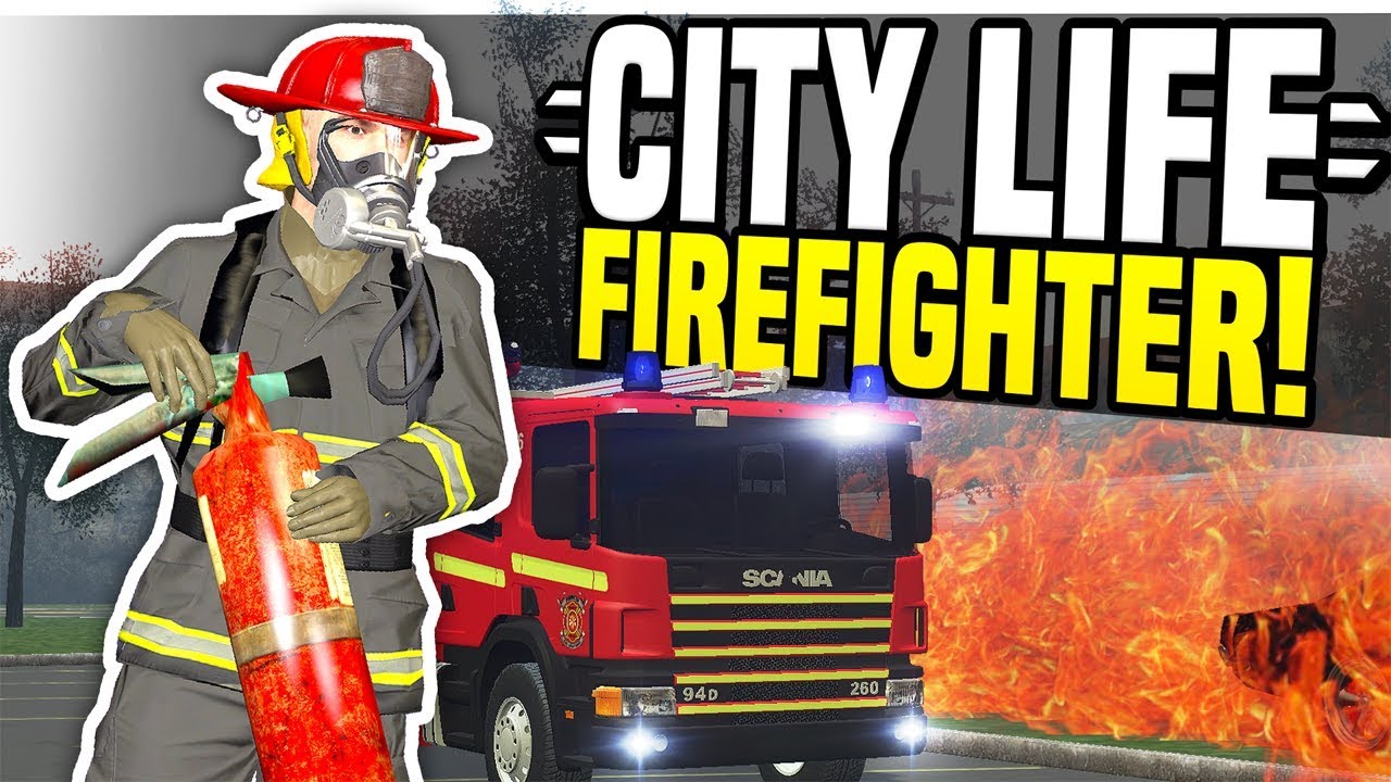 FIREFIGHTER - City Life #4 | Gmod DarkRP! - YouTube