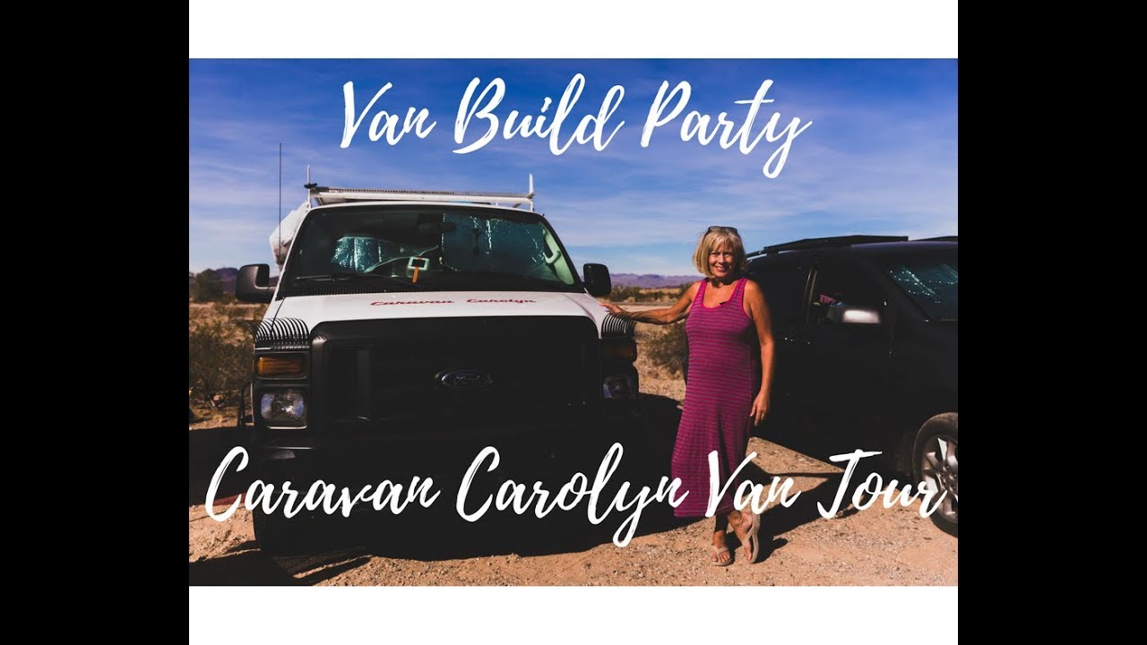 VAN TOUR | I met Caravan Carolyn | VANLIFE - YouTube