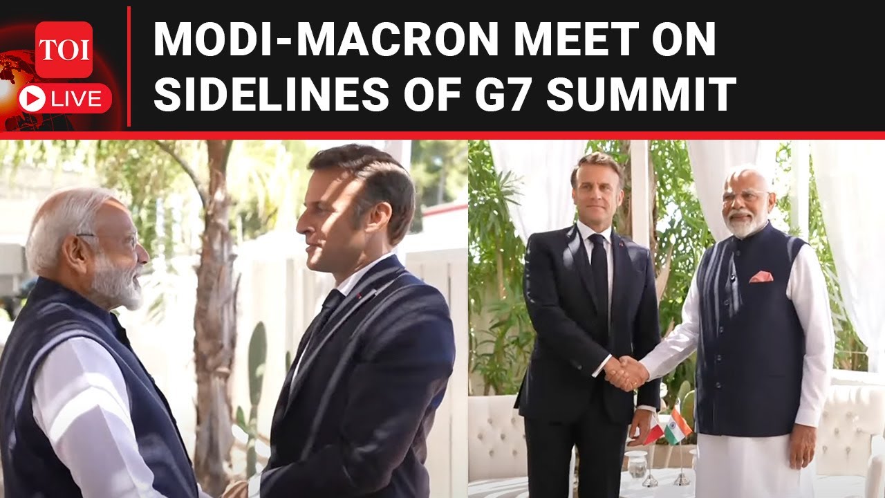 LIVE | PM Modi Holds Bilateral Meeting With Macron In Italy; Talks On ...