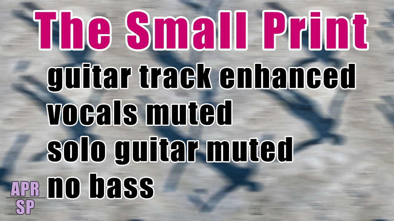Muse - The Small Print - Instrumental w/ guitar track enhanced - YouTube
