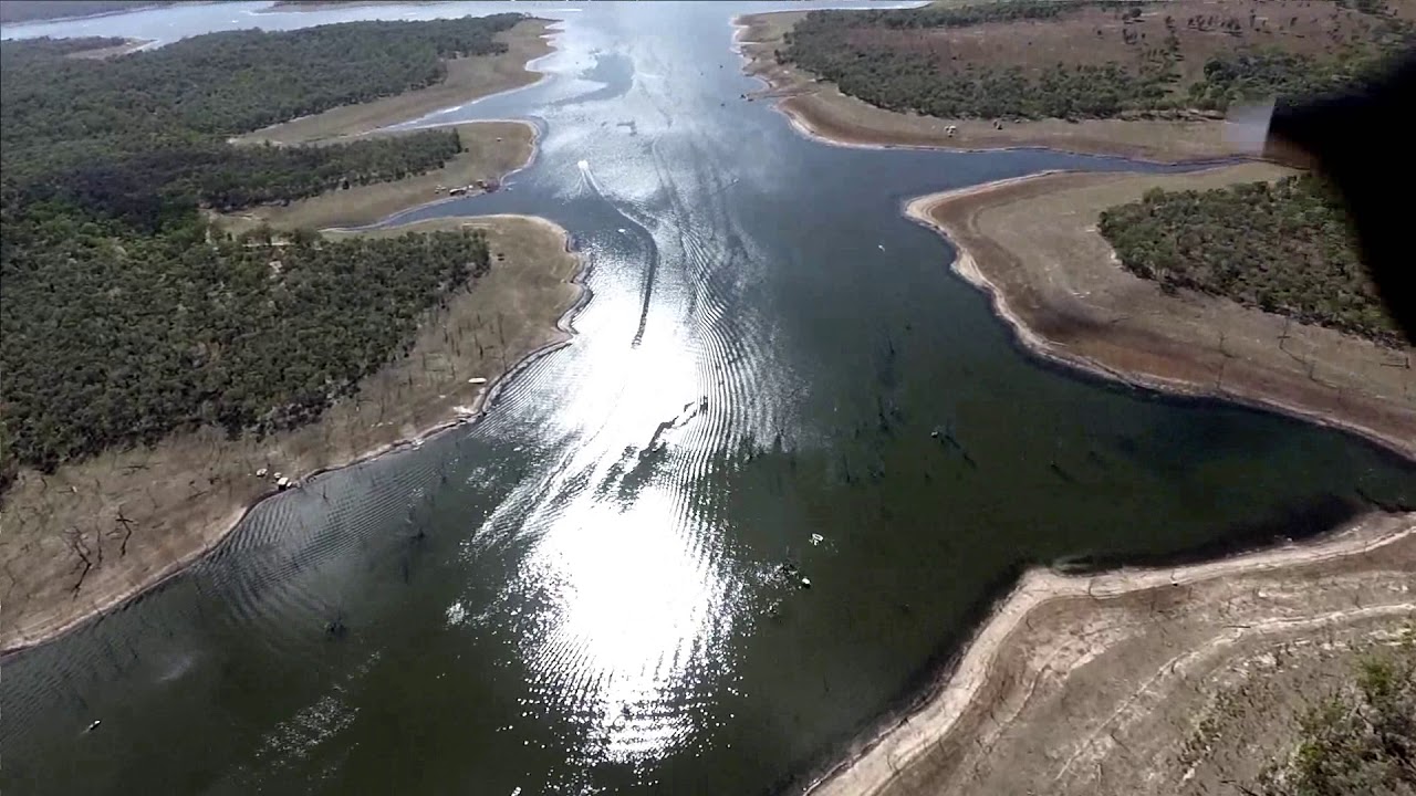 Boondooma Dam FamilyYellowbelly comp flyover 2018 - YouTube