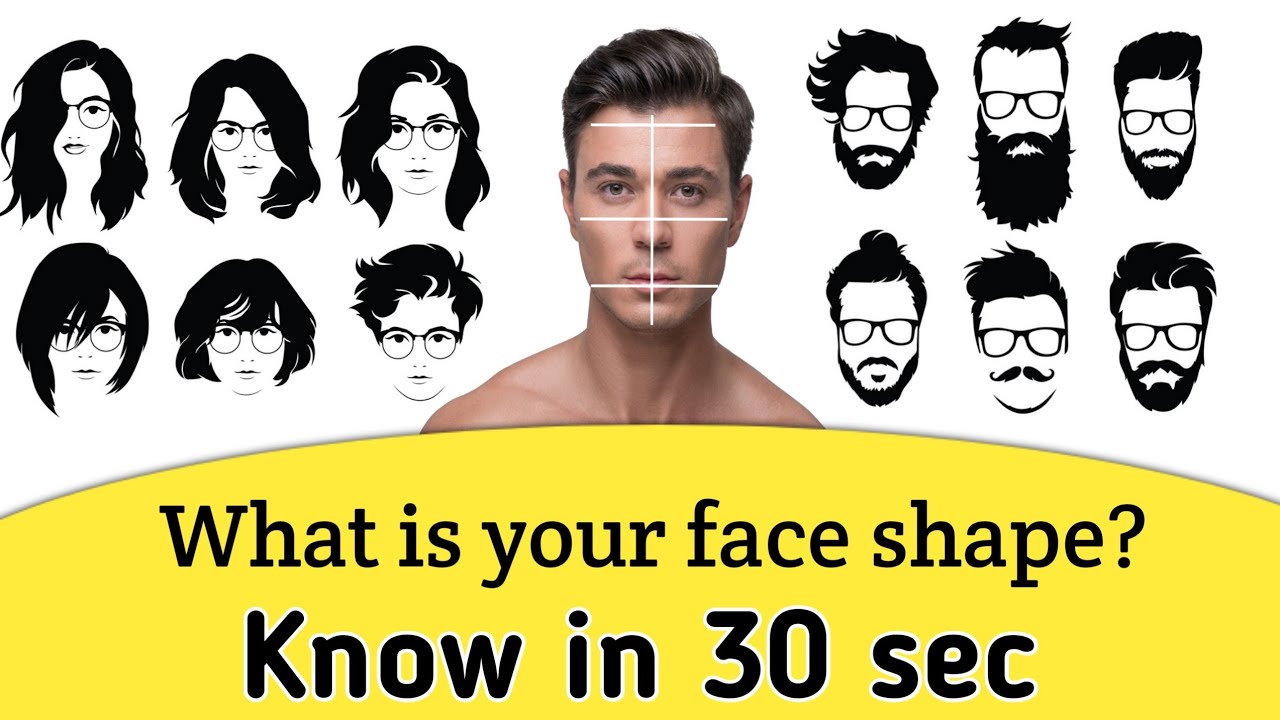 How to identify your face shape| Know your face shape | Face shape AI 😲 ...