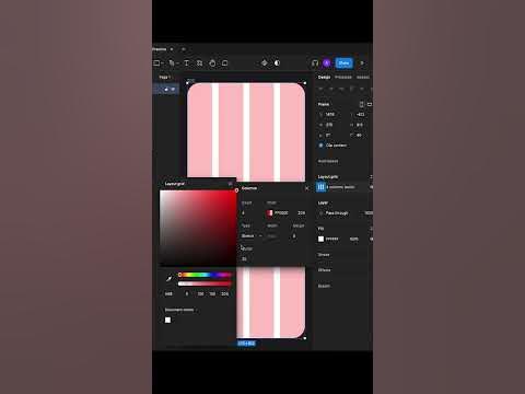 How to create mobile layout grid in figma - Speed UI Design - YouTube
