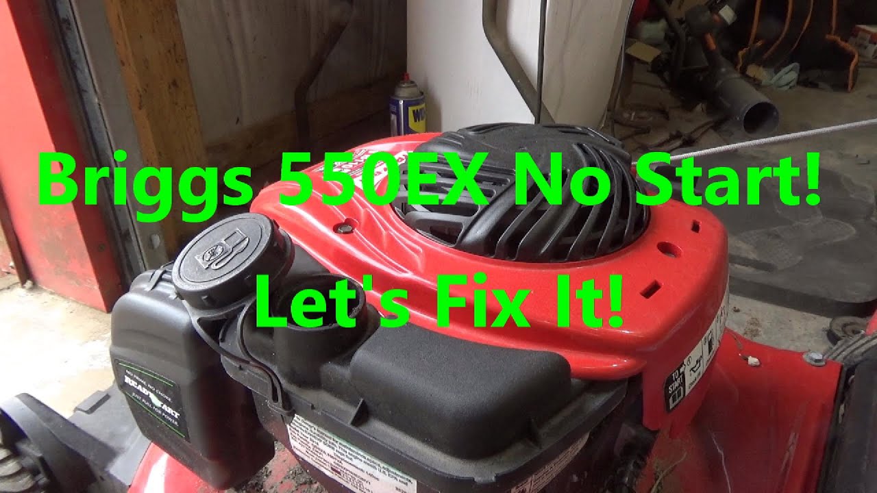 BRIGGS 550EX NO START - Lets Fix! - YouTube