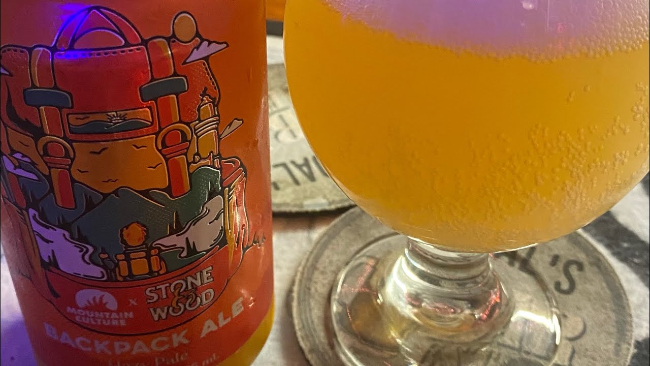 Craft beer Review "Backpack Ale" Mountain Culture/Stone & Wood - YouTube