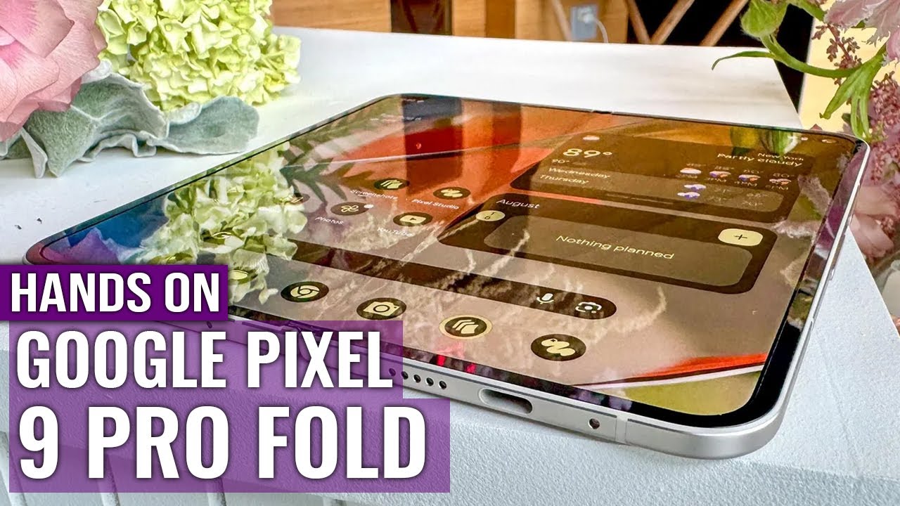 Google Pixel 9 Pro Fold Hands-on: Biggest Display Ever in a Phone - YouTube