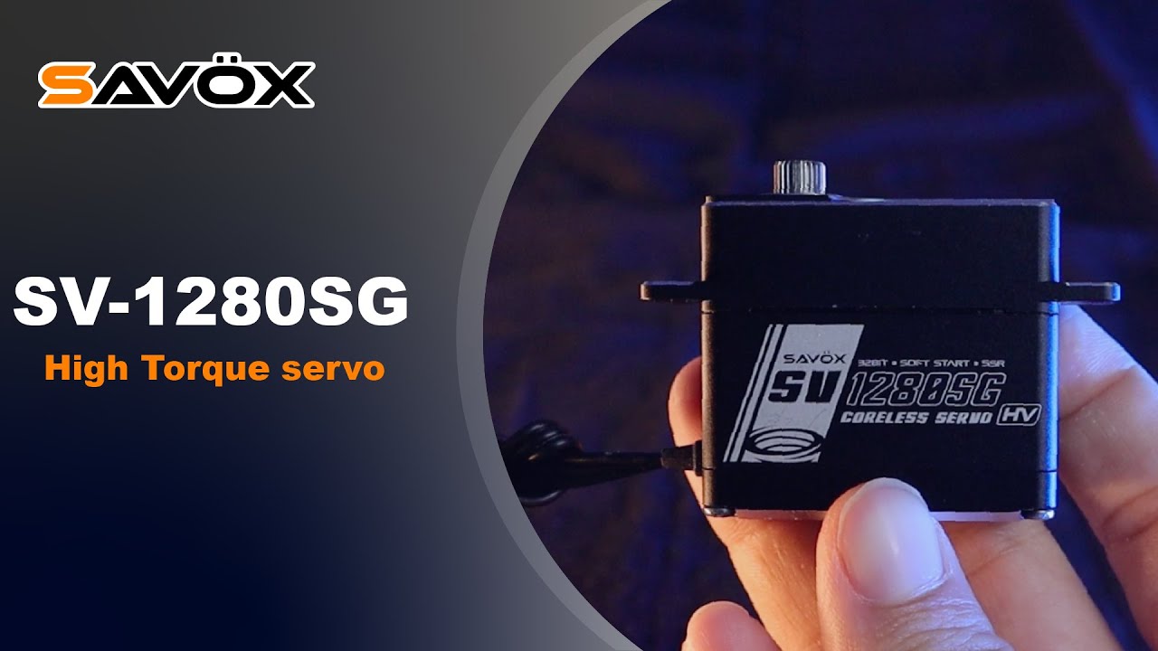 【SAVOX】SAVOX new SV-1280SG - High Torque servo - YouTube