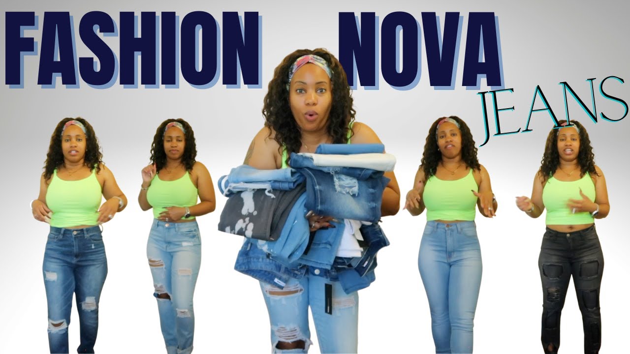 FASHION NOVA DENIM JEANS TRY ON HAUL! DENIM | SHONTAY HARRELL - YouTube