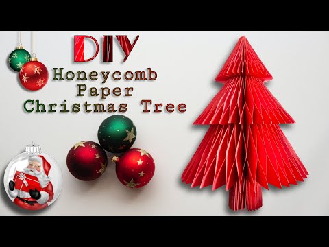 How To Make Paper Honeycomb Christmas Tree