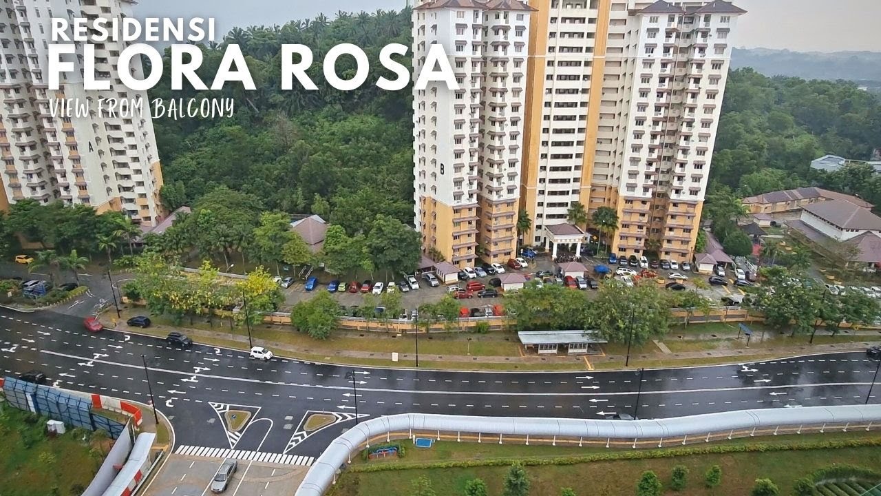 Residensi Flora Rosa | View from Balcony Unit - YouTube