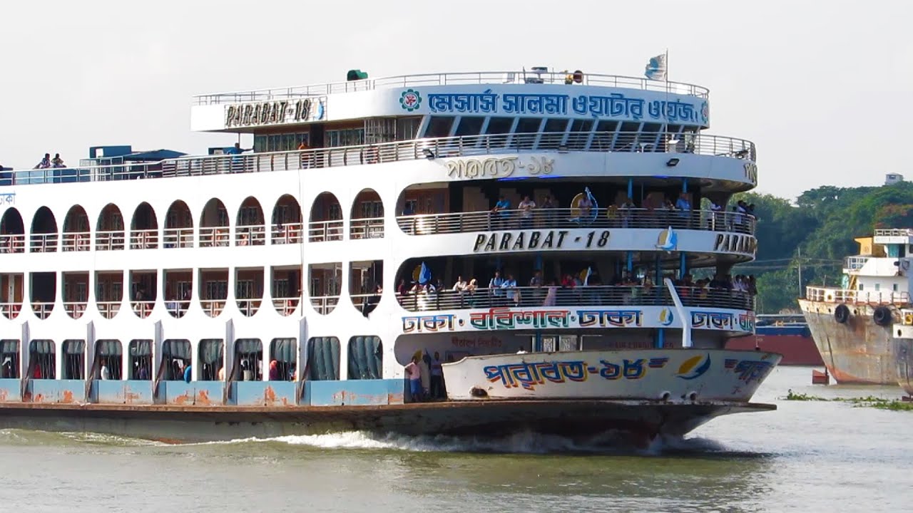 Biggest & Luxurious M.V. PARABAT 18 Launch | Dhaka To Barisal Launch ...