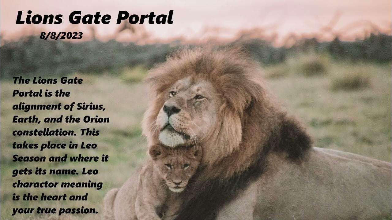 Lions Gate Portal Manifestation 8 Aug 2023 Boost Self and Birth Chart - YouTube