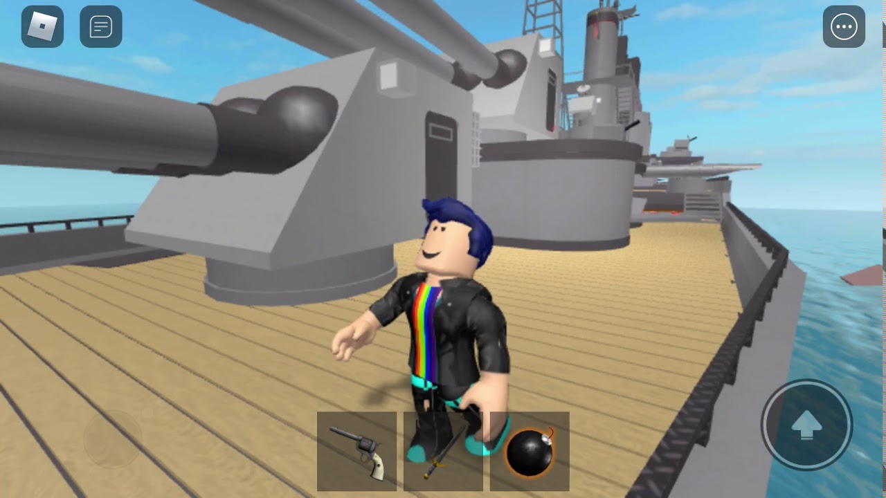 Roblox game battle ship - YouTube