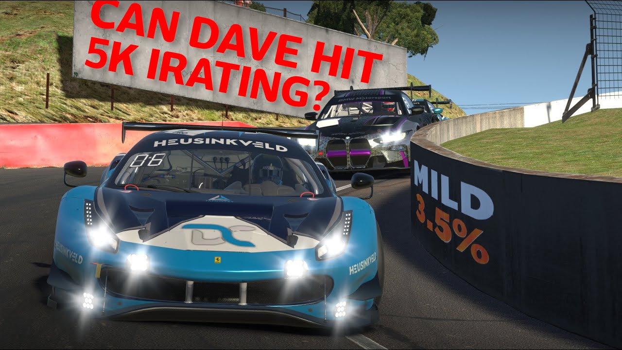 Crazy top split GT3 race! | iRacing Fanatec GT3 Challenge at Bathurst ...