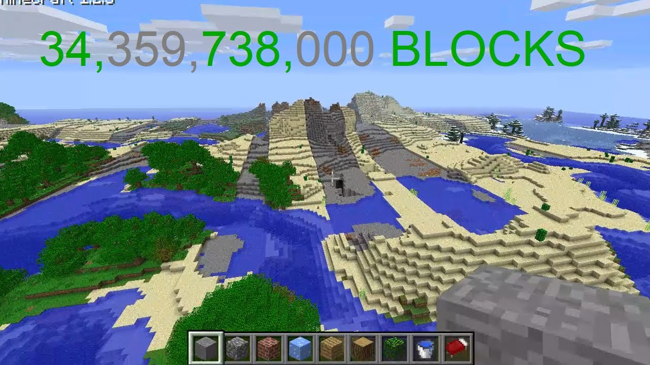 Minecraft: THE BIOME FILL FAR LANDS! - YouTube