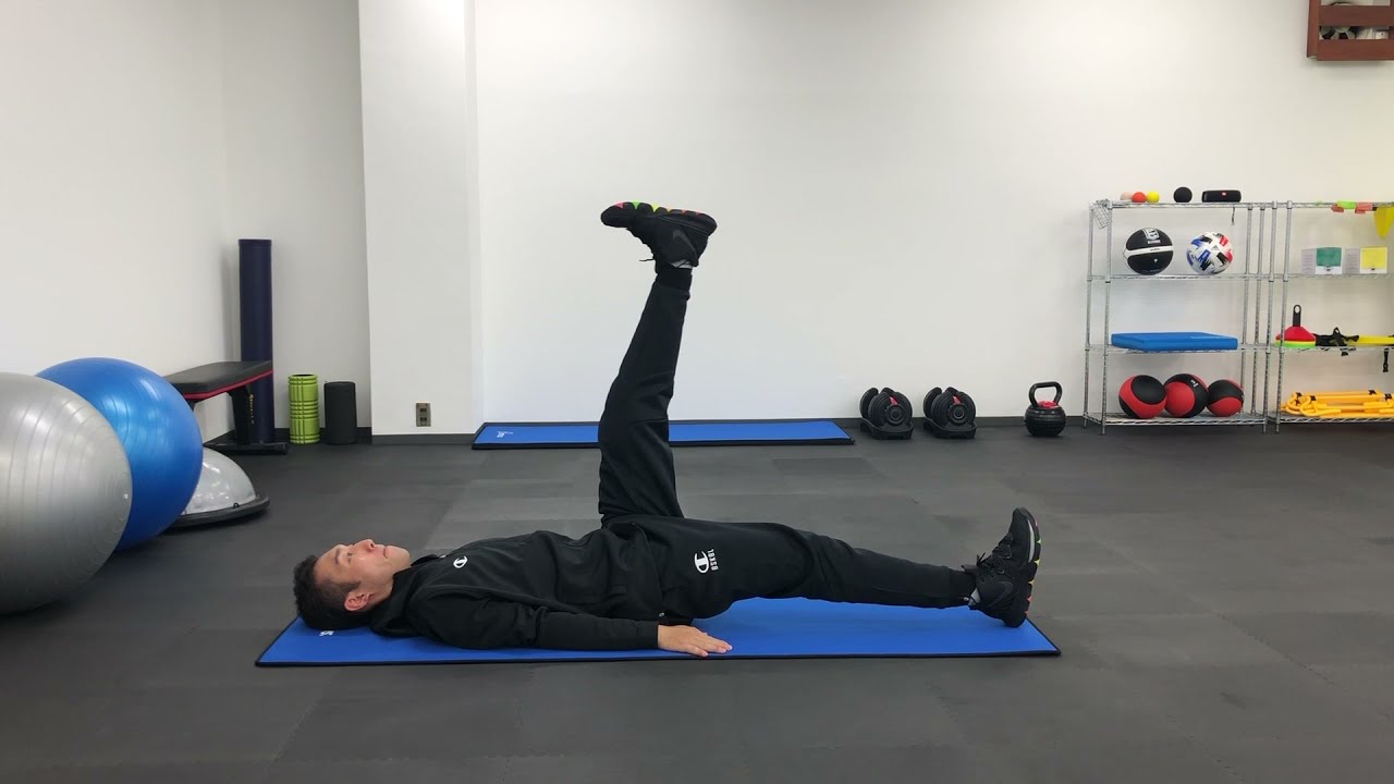 アクティブストレートレッグレイズ/ Active SLR - YouTube