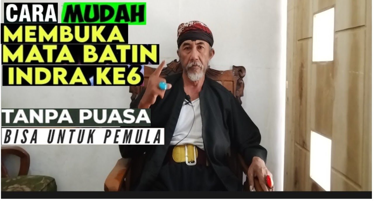 CARA MUDAH MEMBUKA MATA BATIN INDRA KE 6 - YouTube