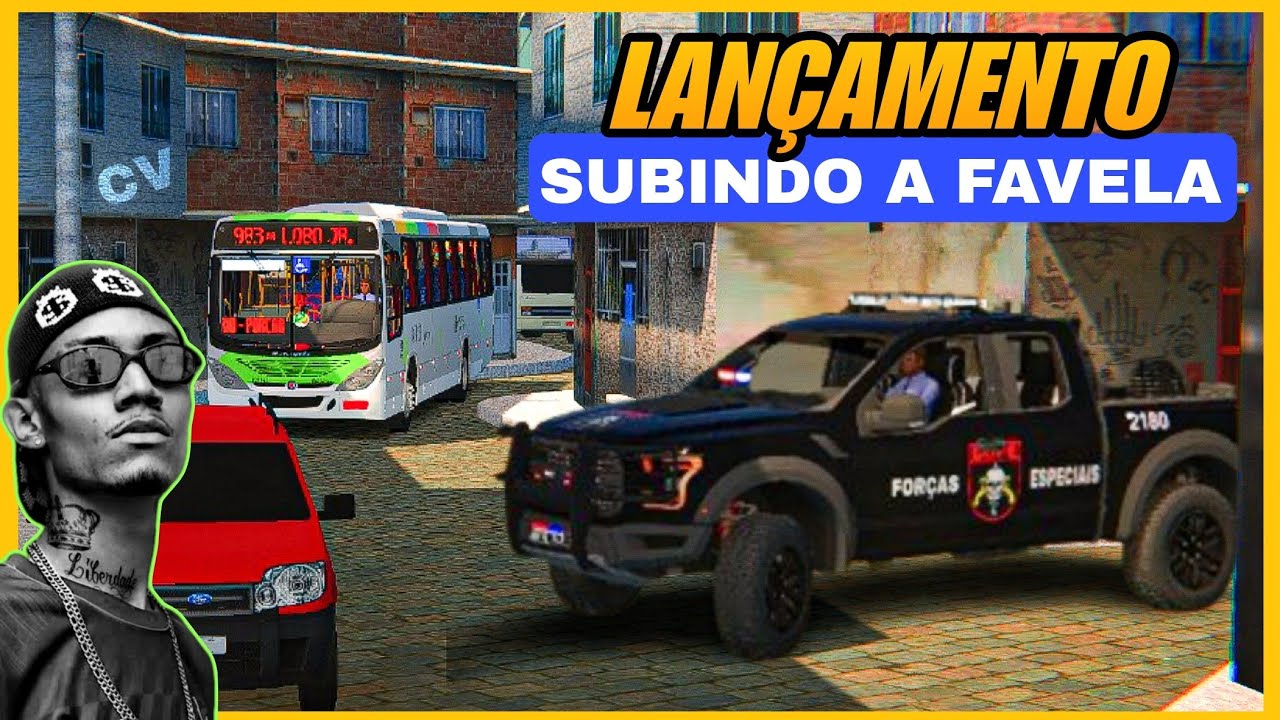🟡 proton bus simulator - LANÇAMENTO! + MAPA C/ A MAIOR FAVELA REALISTA ...