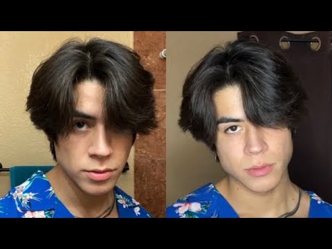 How I Style My Hair with NO PRODUCTS - YouTube