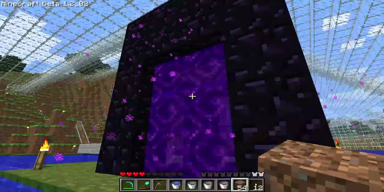 Minecraft Secret Portal Entrance - YouTube