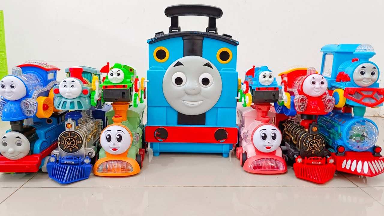 Kereta Thomas & Friends, Thomas Lampu-Lampu, Thomas Jumping, Thomas ...
