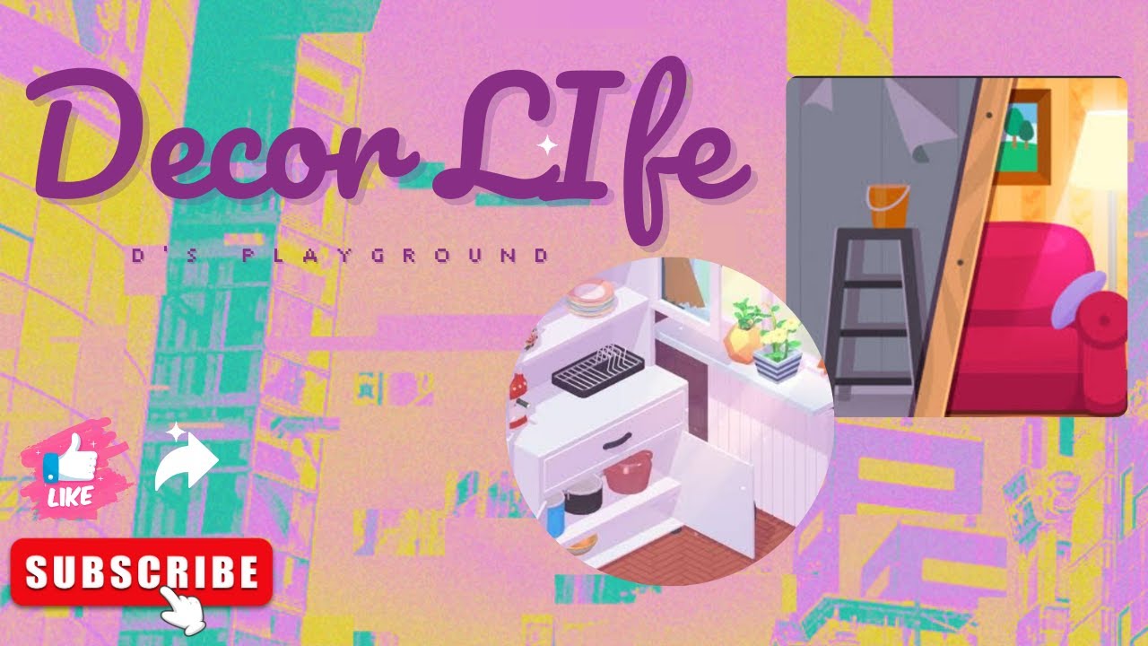 playing Decor Life game..My first video - YouTube