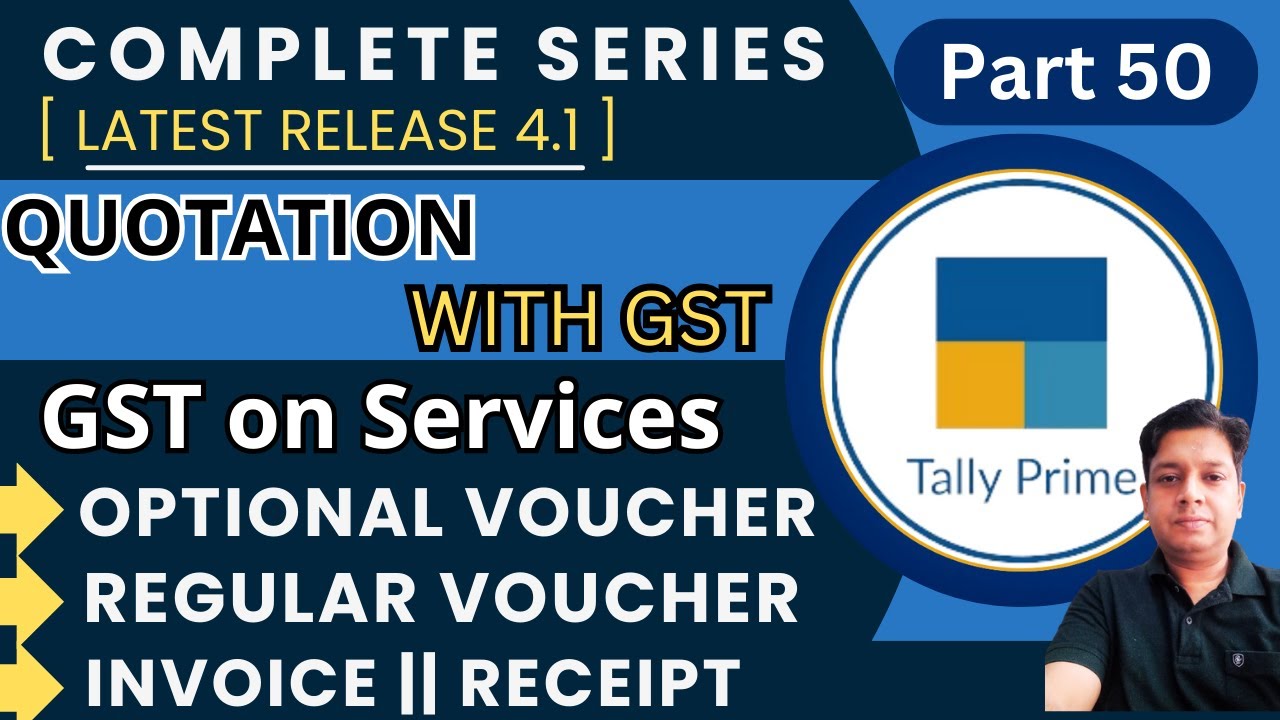 Part 50 || Quotation ! Optional Voucher ! Sales ! How to issue ...