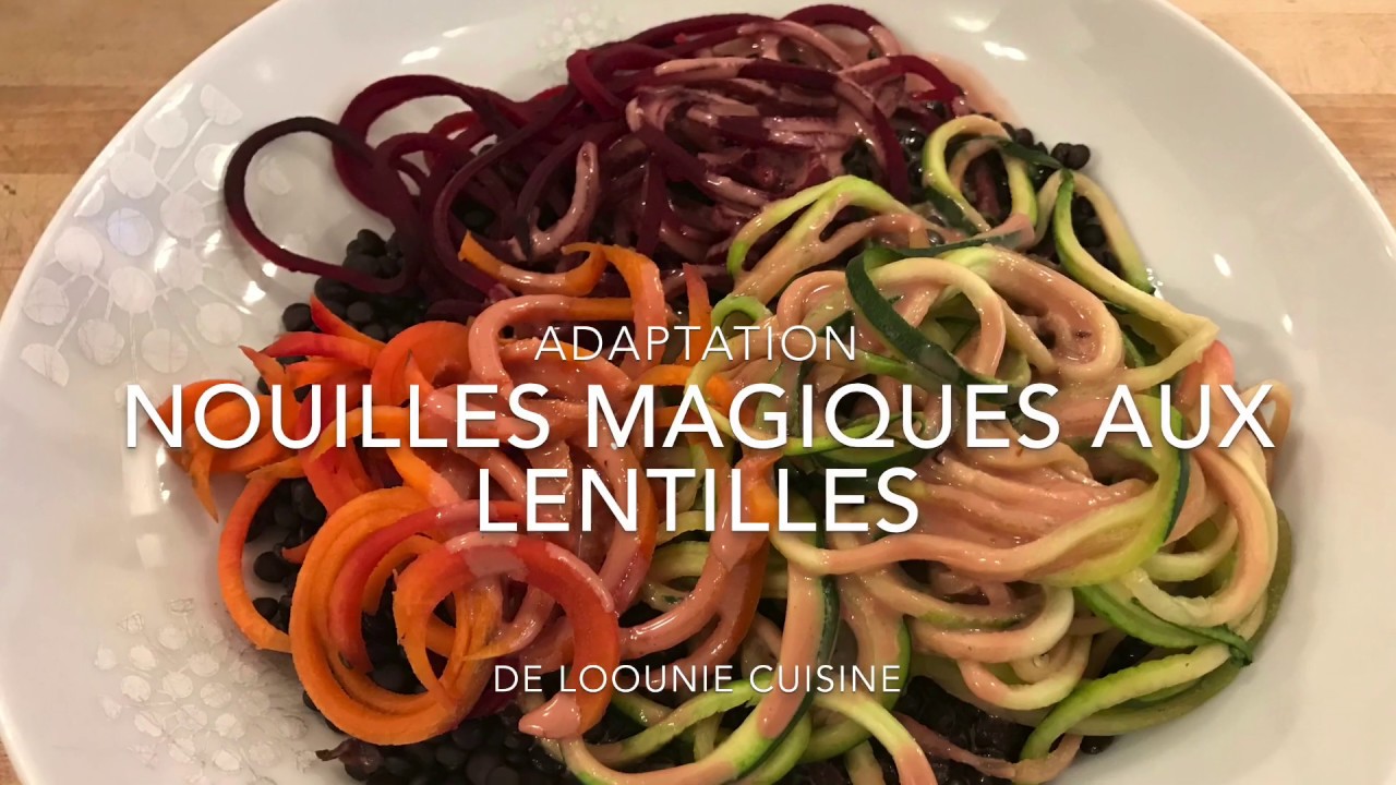 Nouilles de légumes et lentilles avec l'Intelli-Multicuiseur Tupperware ...