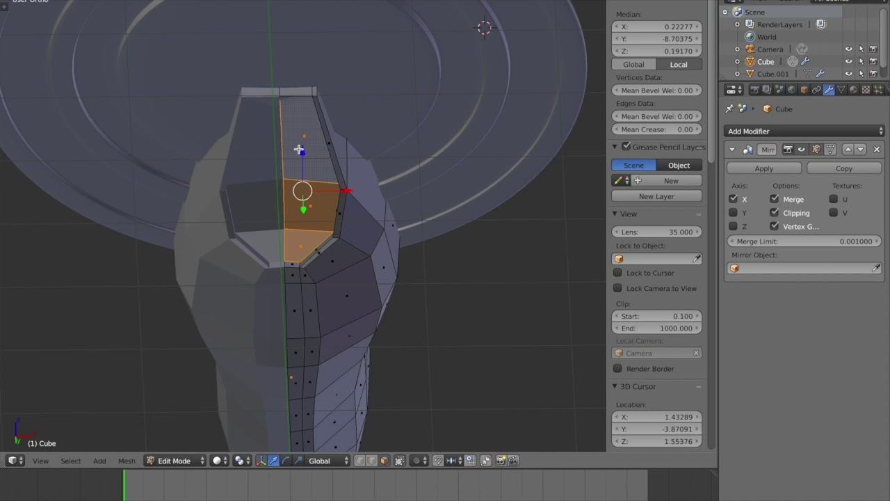 Blender Star Trek ship modeling (Timelapse) - YouTube