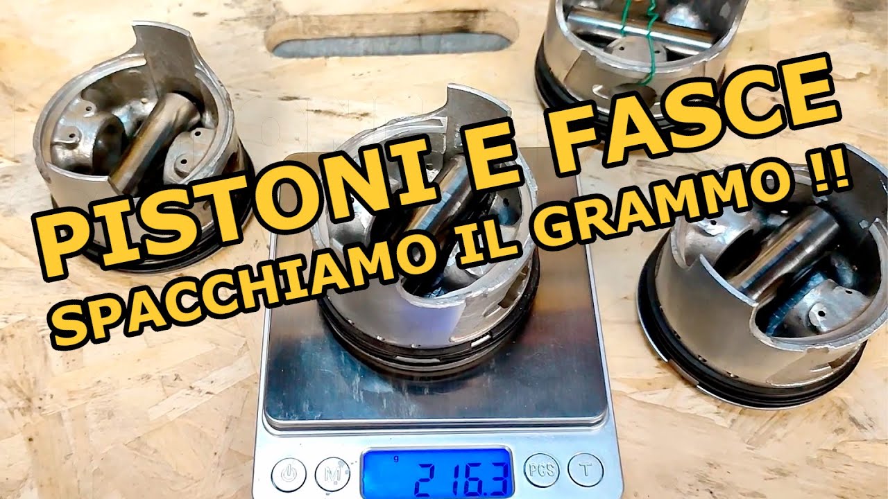 Bilanciamento Pistoni e Gap Fasce - Suzuki F10A - Revisione Motore ...