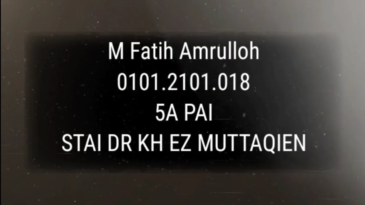 PRAKTEK REAL TEACHING STAI DR KH EZ MUTTAQIEN PURWAKARTA - YouTube