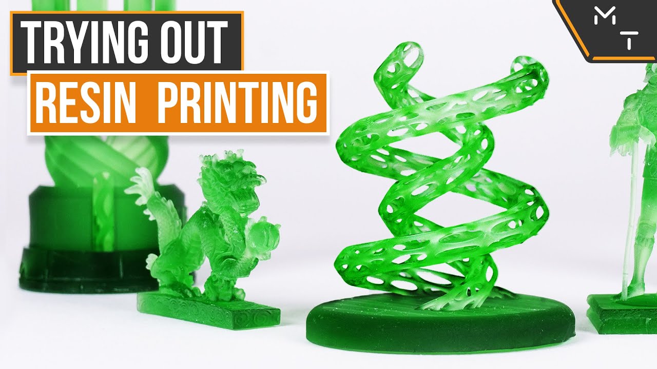 Trying 3D Resin Printing For The First Time - YouTube