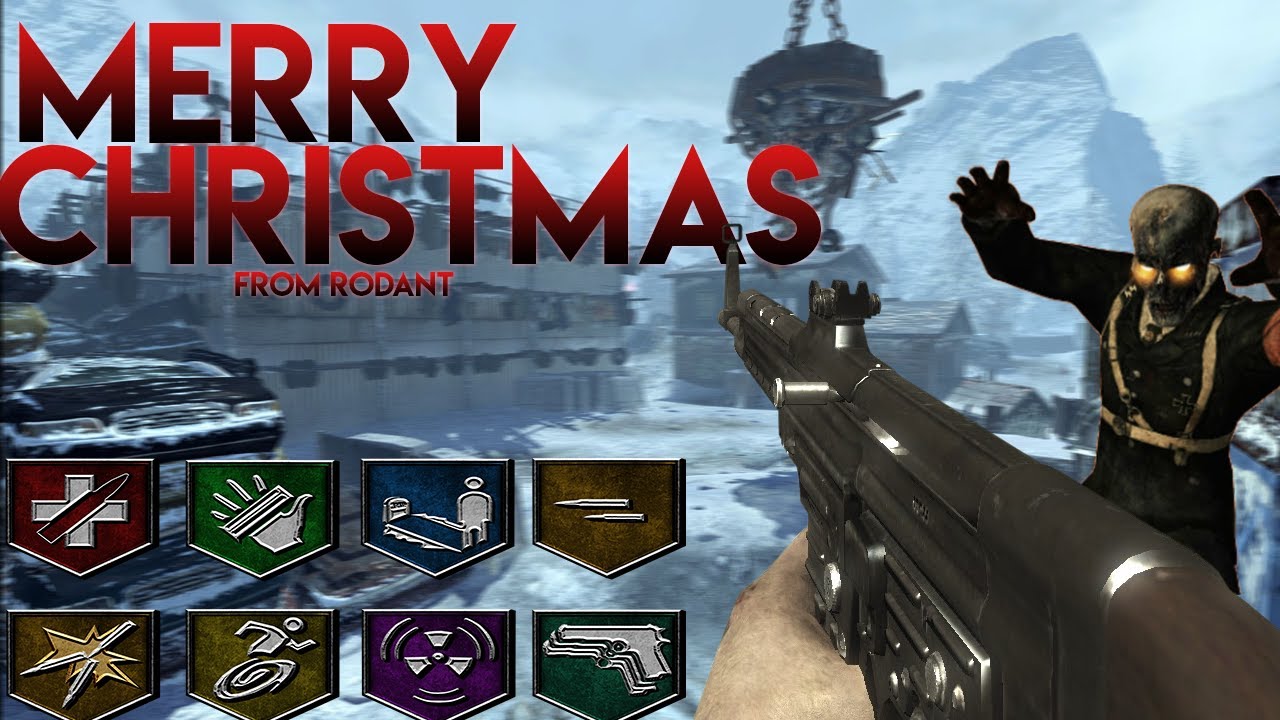 Christmas Map Round 30 - Call of Duty WaW Custom Zombies! - YouTube
