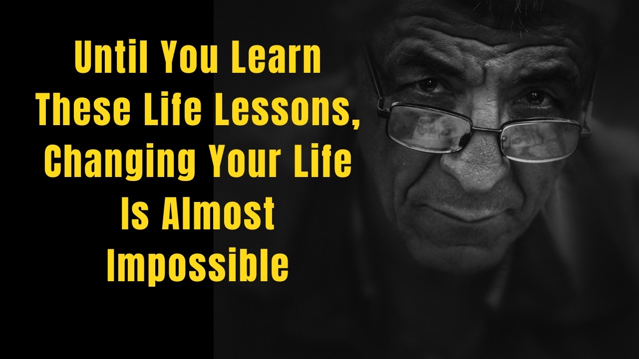Life Lessons in a Minute I Motivational Speech About Life I ...