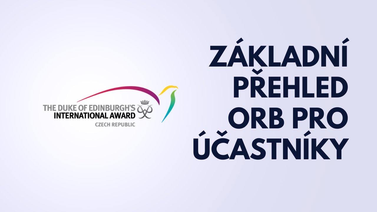 Základní přehled ORB pro účastníky DofE - YouTube