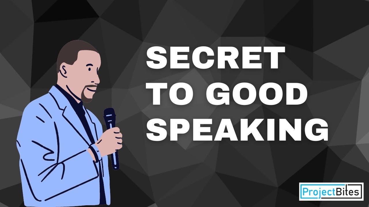 What is the Secret to Good Speaking - YouTube